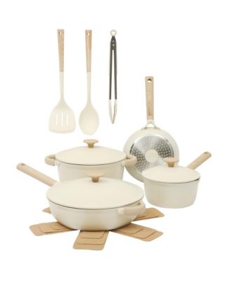 Gibson Elite Folkstone 13 Piece Pots and Pans Durable Cast Aluminum PFA ...