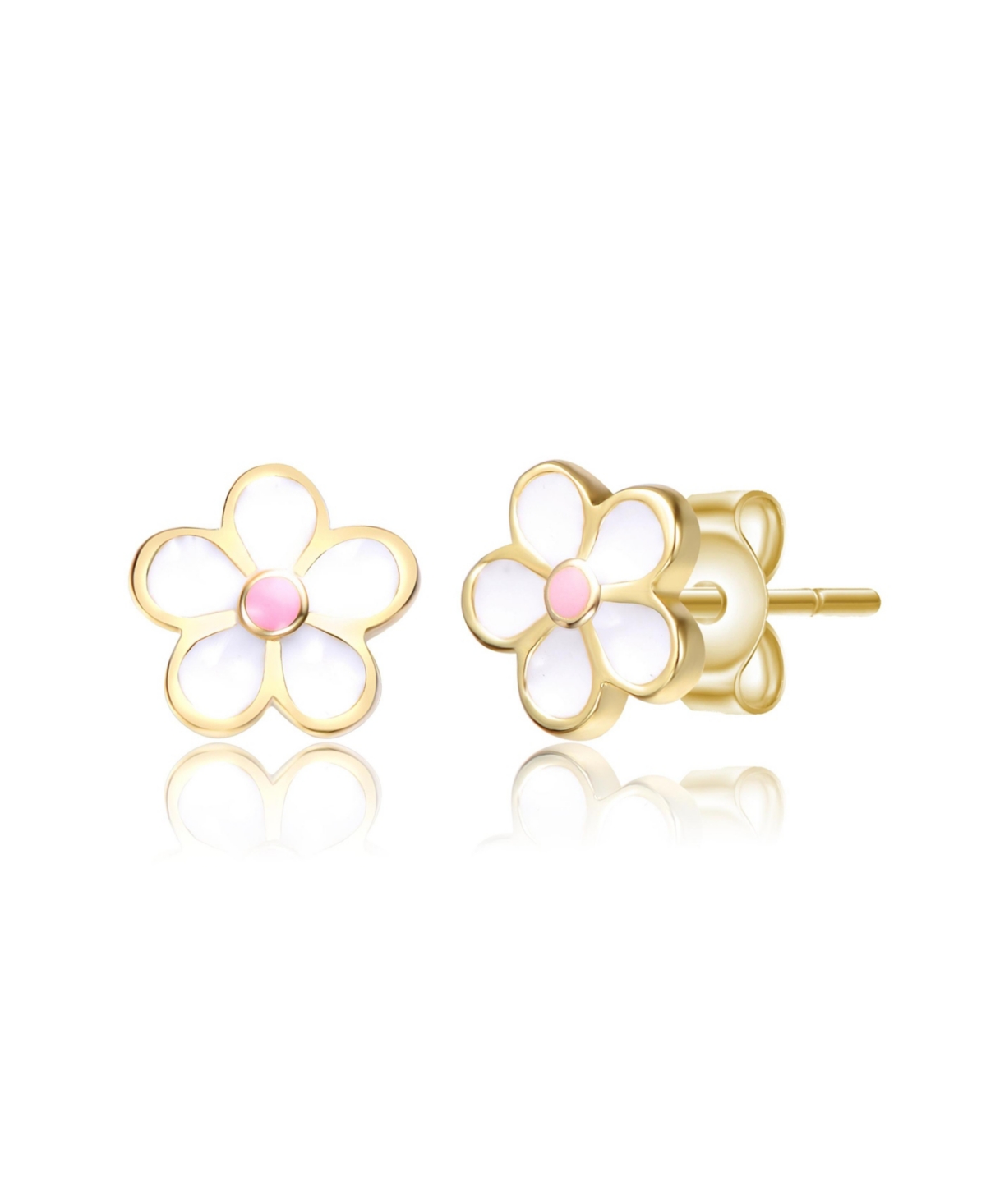 Click here for GiGiGirl Sterling Silver 14K Gold Plated with Whit... prices