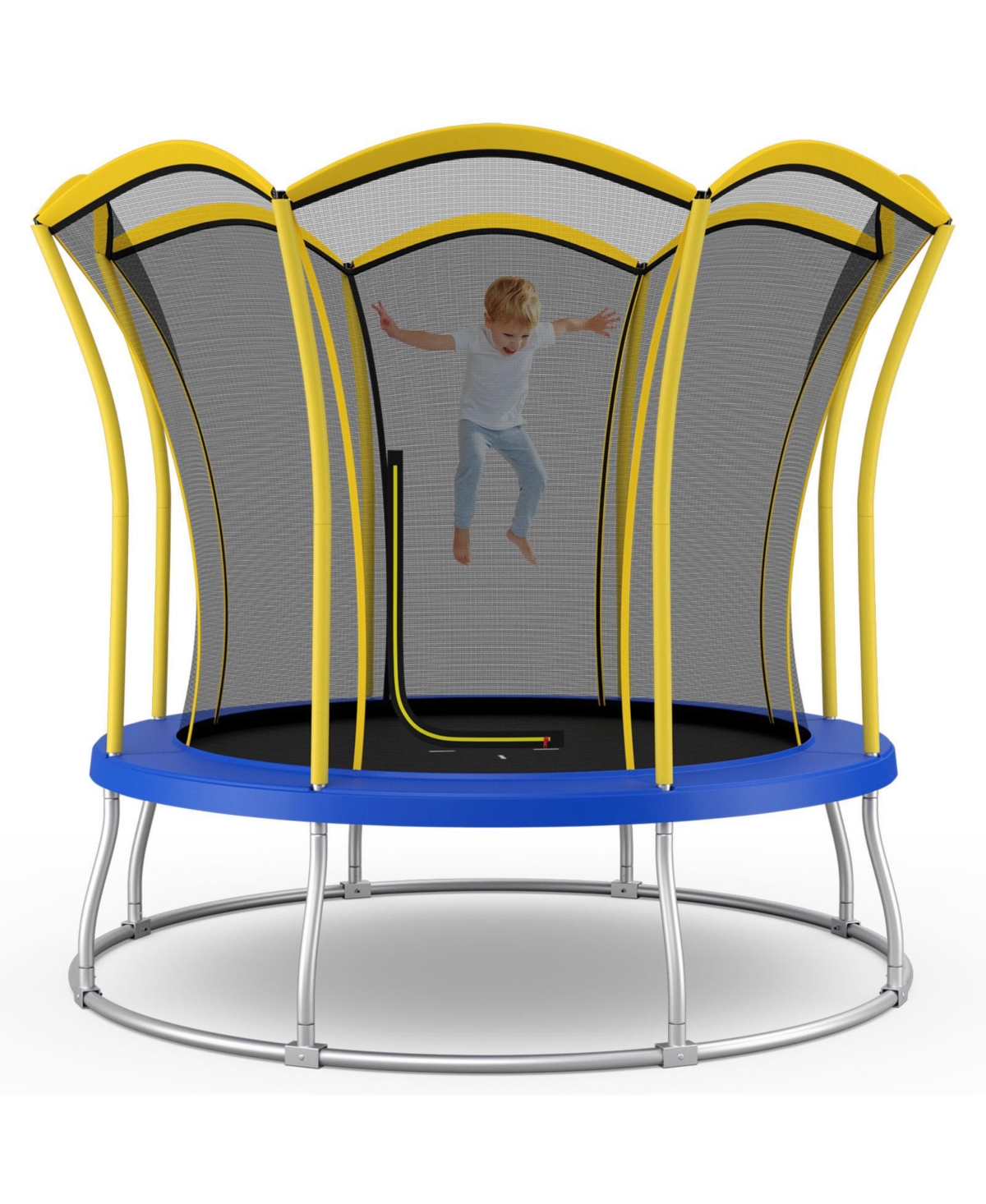 Click here for Unique Flower Shape Trampoline with Galvanized Ste... prices