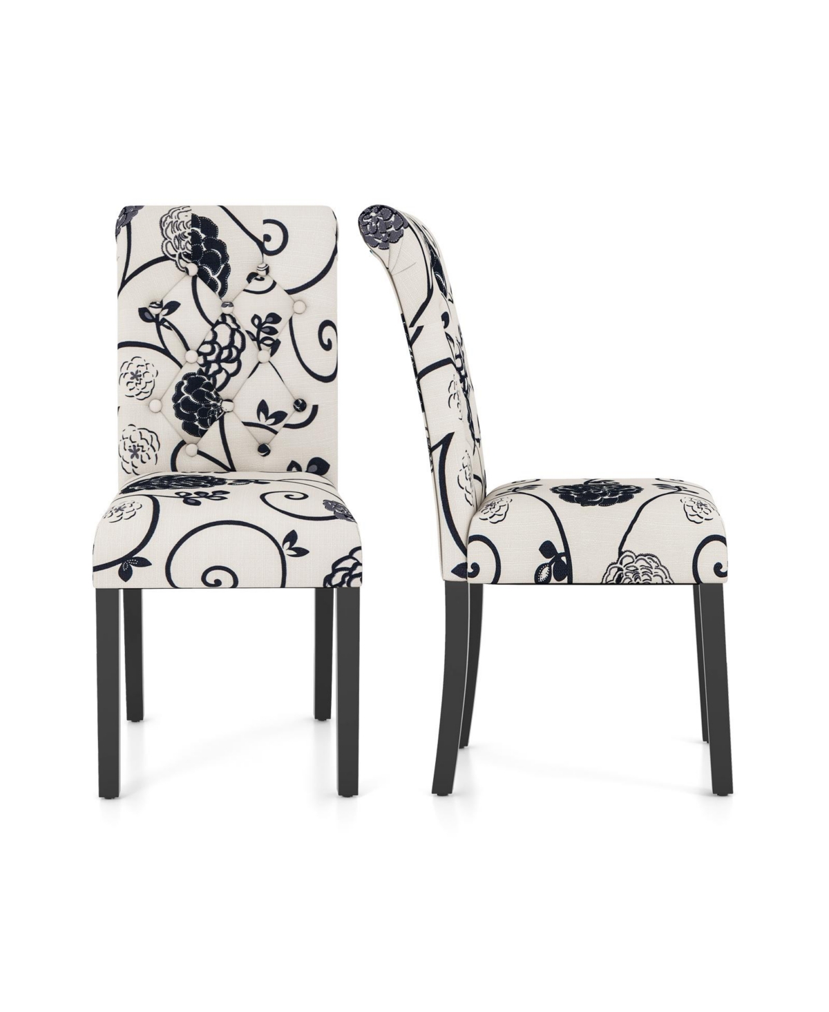 Click here for 2 Pieces Tufted Dining Chair Set with Adjustable A... prices