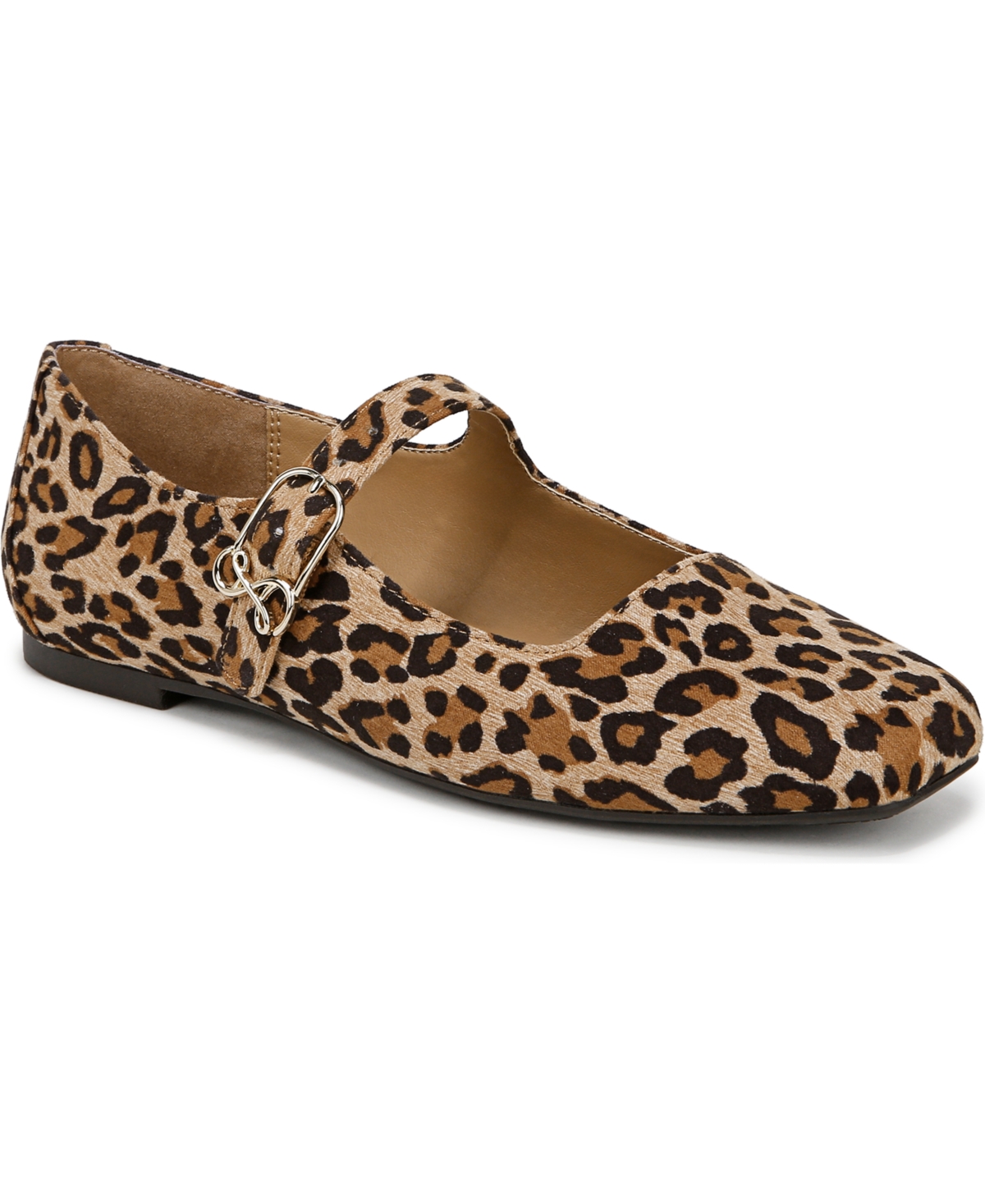 Click here for Sam and Libby Womens Fredi Mary Jane Flats - Leopa... prices