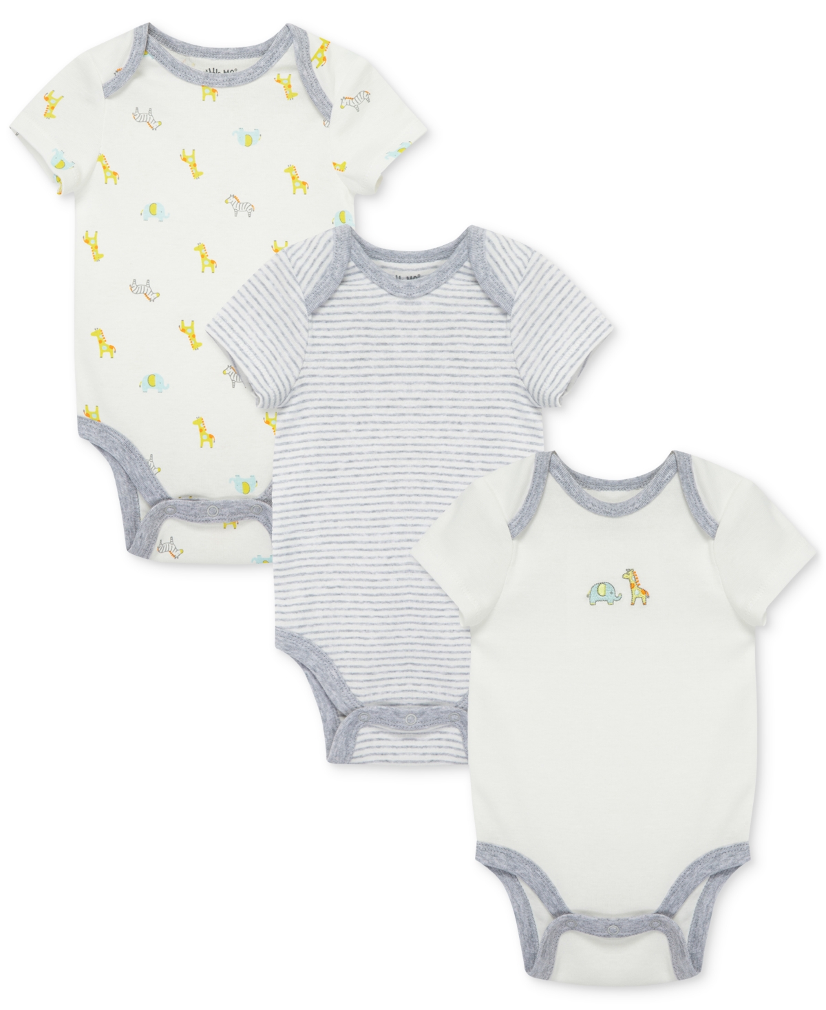 Click here for Little Me Baby Safari Short-Sleeve Cotton Bodysuit... prices