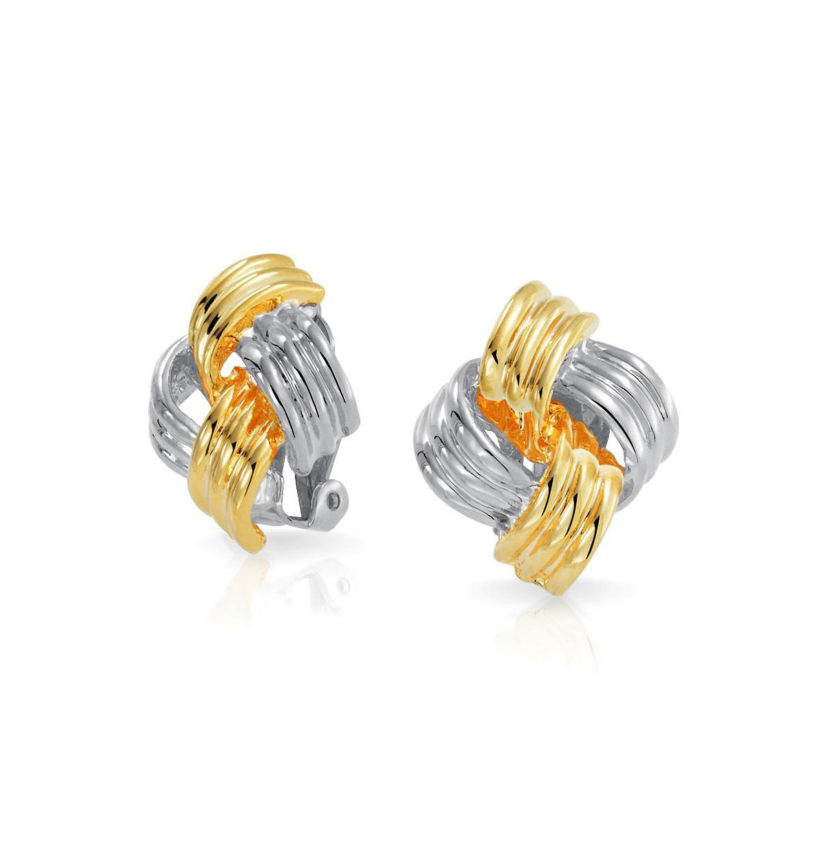 Click here for Bling Jewelry Geometric Square Two Tone Rope Cable... prices