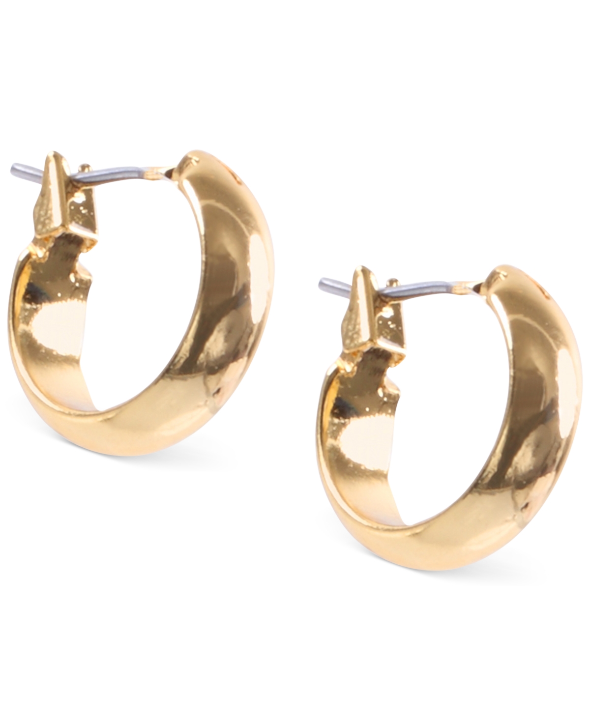 Click here for Anne Klein Small 1/2 Hoop Earrings - Gold prices