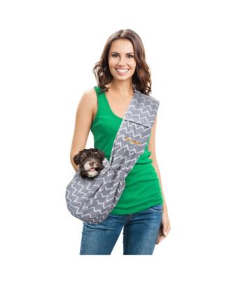 Furry Fido Adjustable Pocket Pet Sling - Chevron - Macy's