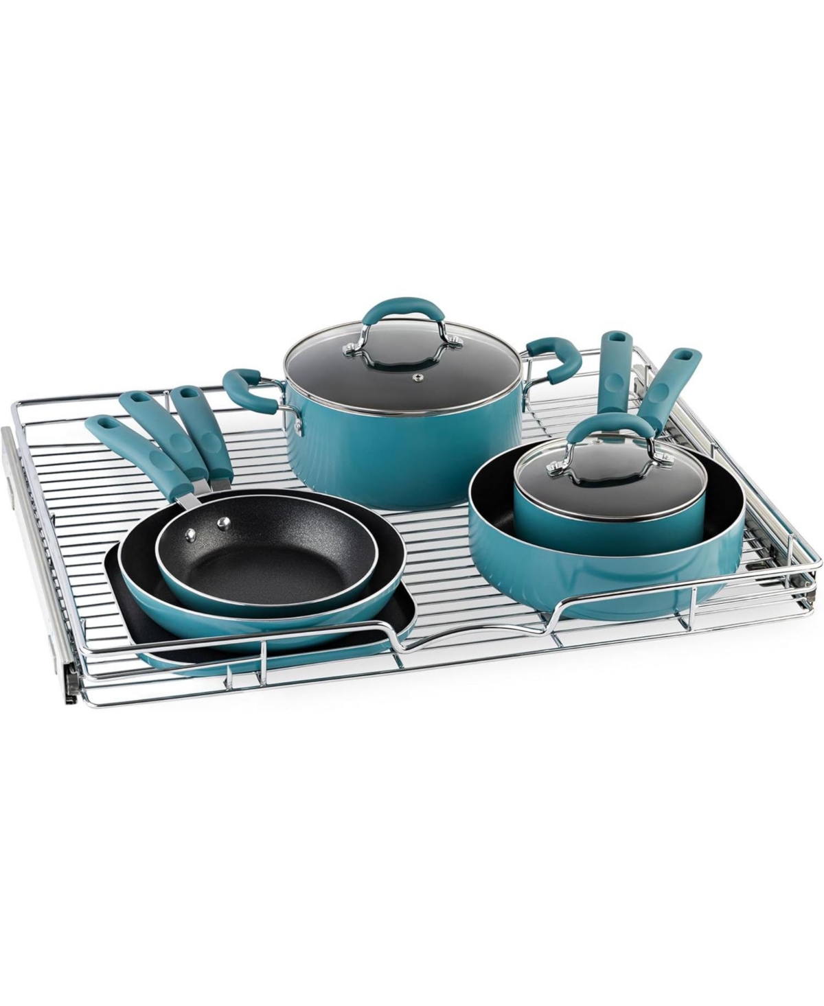 Click here for Pull Out Cabinet Organizer with Chrome Finish 28 x... prices