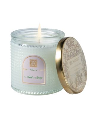 Aromatique The Smell of Spring Textured Glass Candle with Lid, 6 oz ...