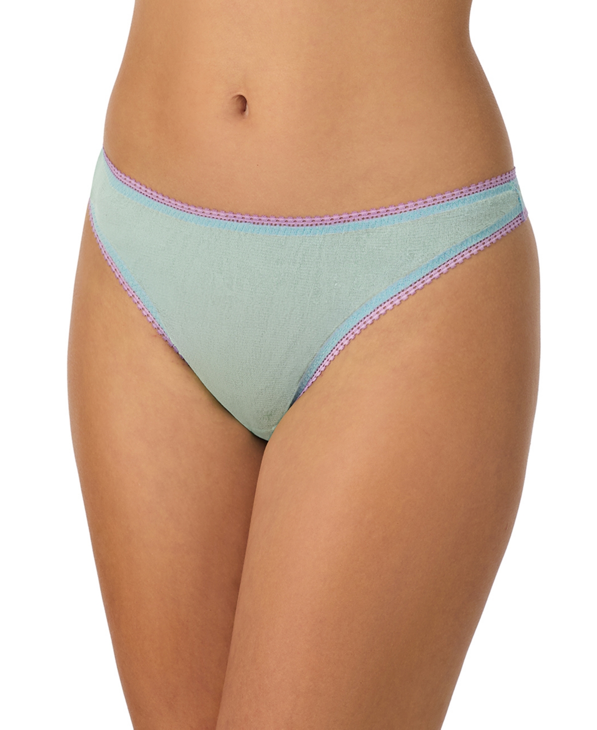 Click here for On Gossamer Womens Mesh Thong Underwear 3512 - Blu... prices