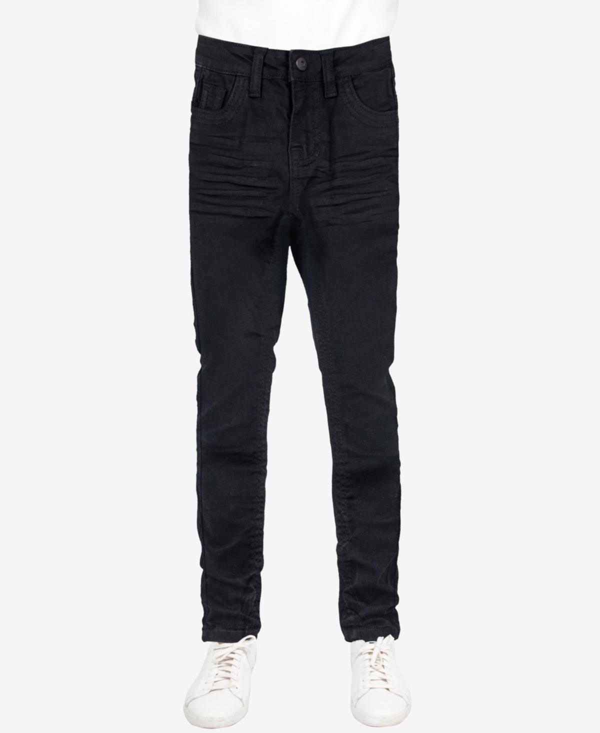 Click here for Little Boys Size 4-7 Saddle Stitch Stretch Jeans -... prices