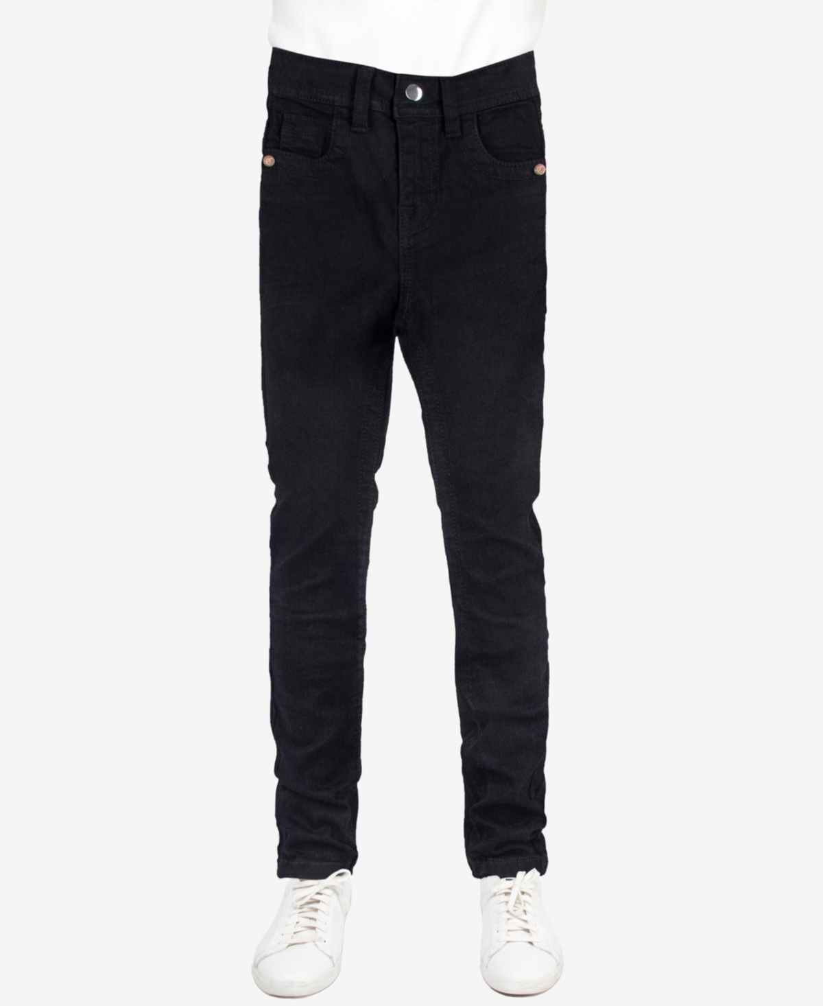 Click here for Little Boys Size 4-7 Saddle Stitch Stretch Jeans -... prices