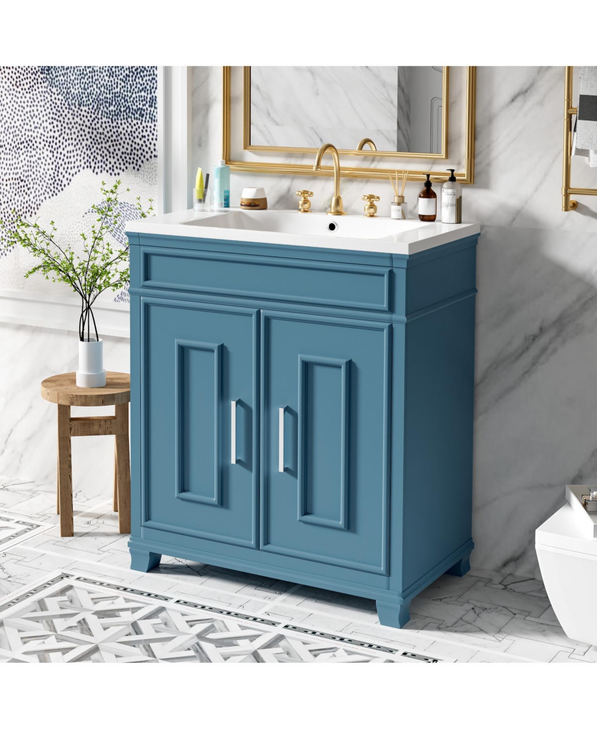Click here for Streamdale 30" Ceramic Sink Vanity Set with S... prices