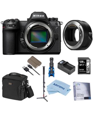 Nikon Z6III Mirrorless Camera with FTZ II Mount Adapter, Bundle with ...