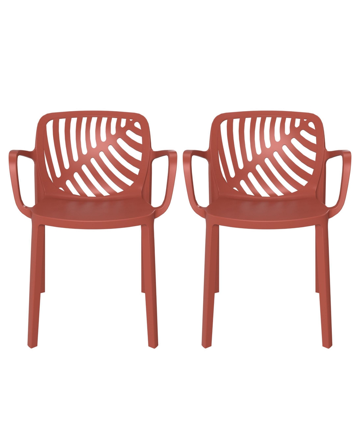 Click here for Outdoor Modern Stackable Patio Dining Armchairs (S... prices