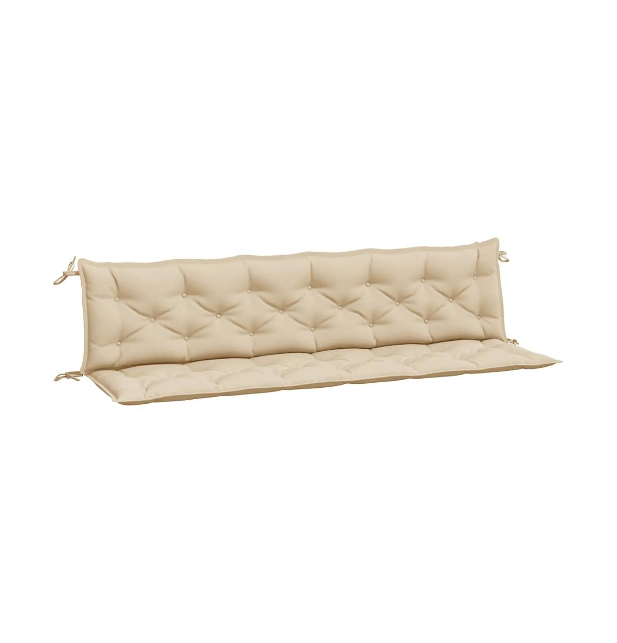 Click here for Garden Bench Cushions 2 pcs Beige 78.7x19.7x2.8 Ox... prices