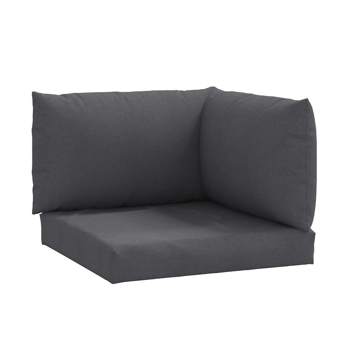 Click here for Pallet Cushions 3 pcs Melange Anthracite Fabric -... prices