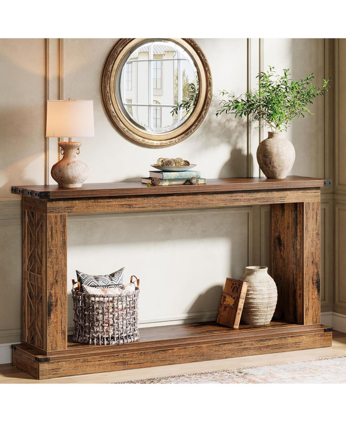 Click here for Tribesigns 63-Inch Console Table  Farmhouse Wood S... prices