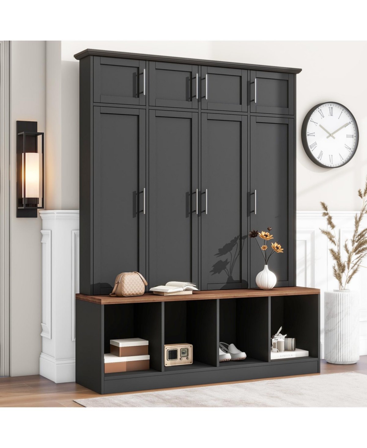 Click here for Streamdale Versatile Hall Tree with Hooks  Storage... prices
