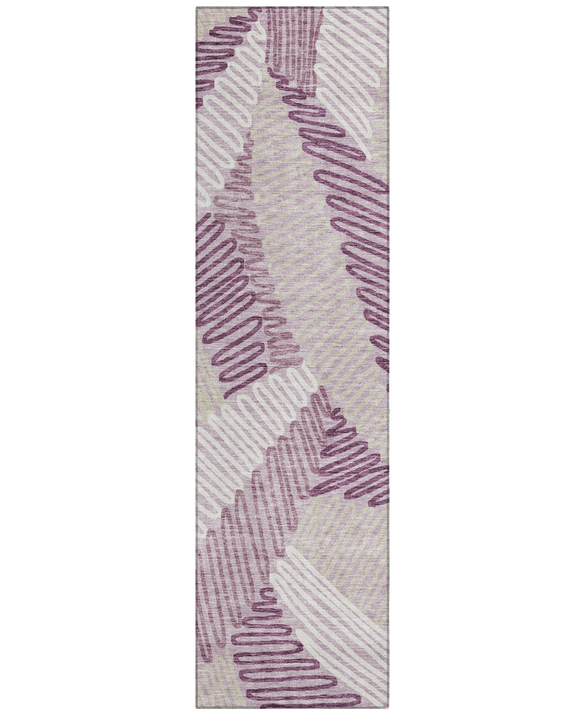 Addison Chantille Machine Washable ACN904 23x76 Runner Area Rug - Lavender