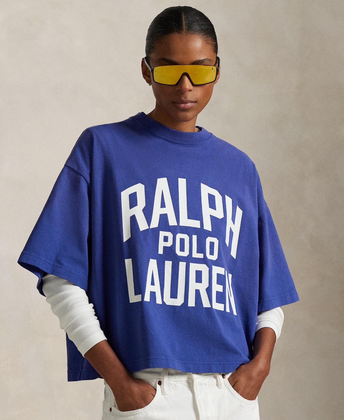 Click here for Polo Ralph Lauren Womens Logo Cotton Jersey Tee -... prices