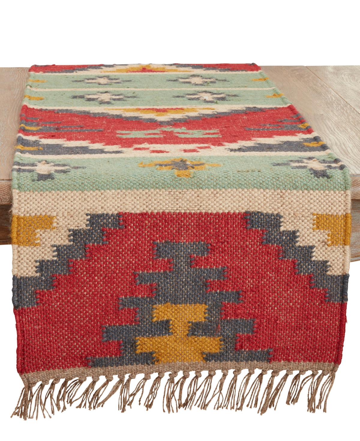Click here for Saro Lifestyle Tribal Tapestry Kilim Table Runner... prices