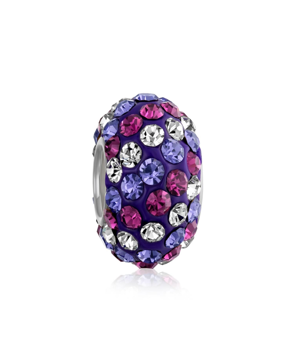 Click here for Bling Jewelry Solid Stripe Color Pave Crystal Spac... prices