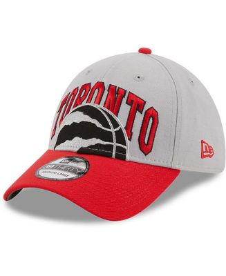 New Era Men's Gray/Red Toronto Raptors Tip-Off Two-Tone 39THIRTY Flex ...