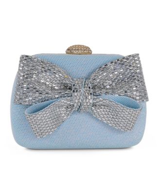 Woman's Emmy Crystal Bow Minaudiere - Macy's