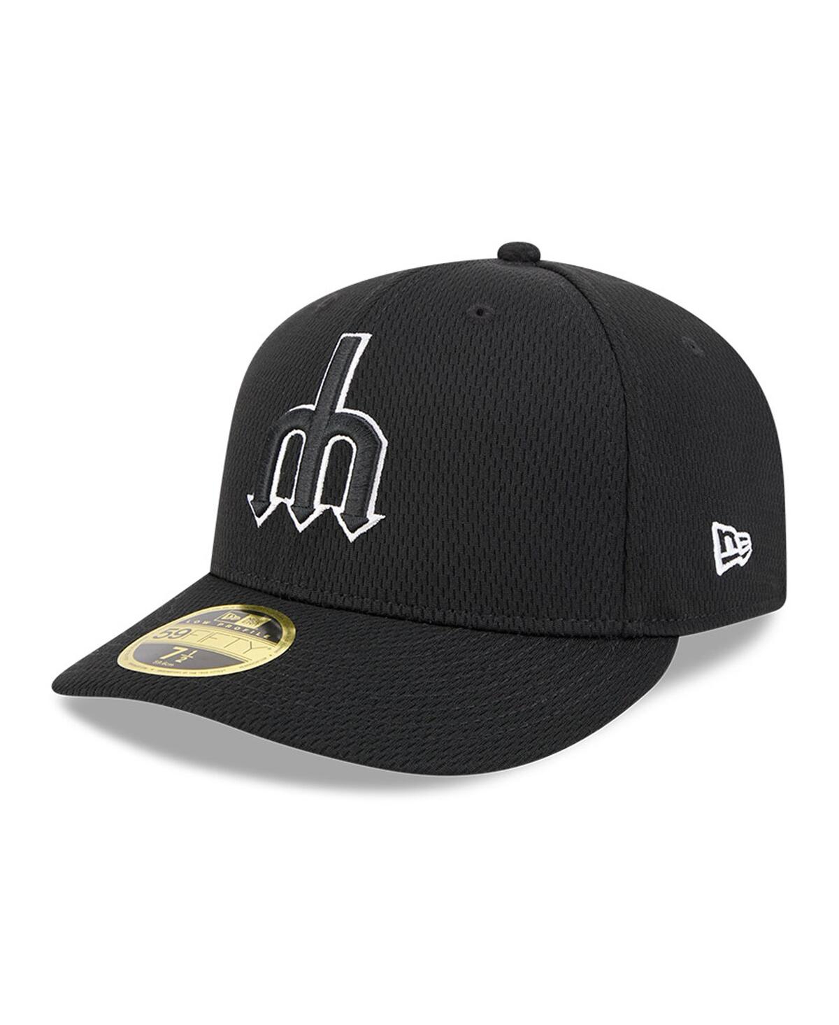 New Era Men's Black Seattle Mariners 2025 Mlb Clubhouse Low Profile ...