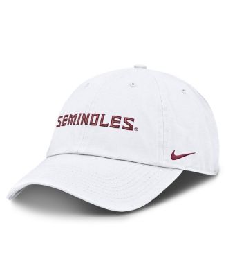 Nike Men's White Florida State Seminoles Core Club Mascot Wordmark ...