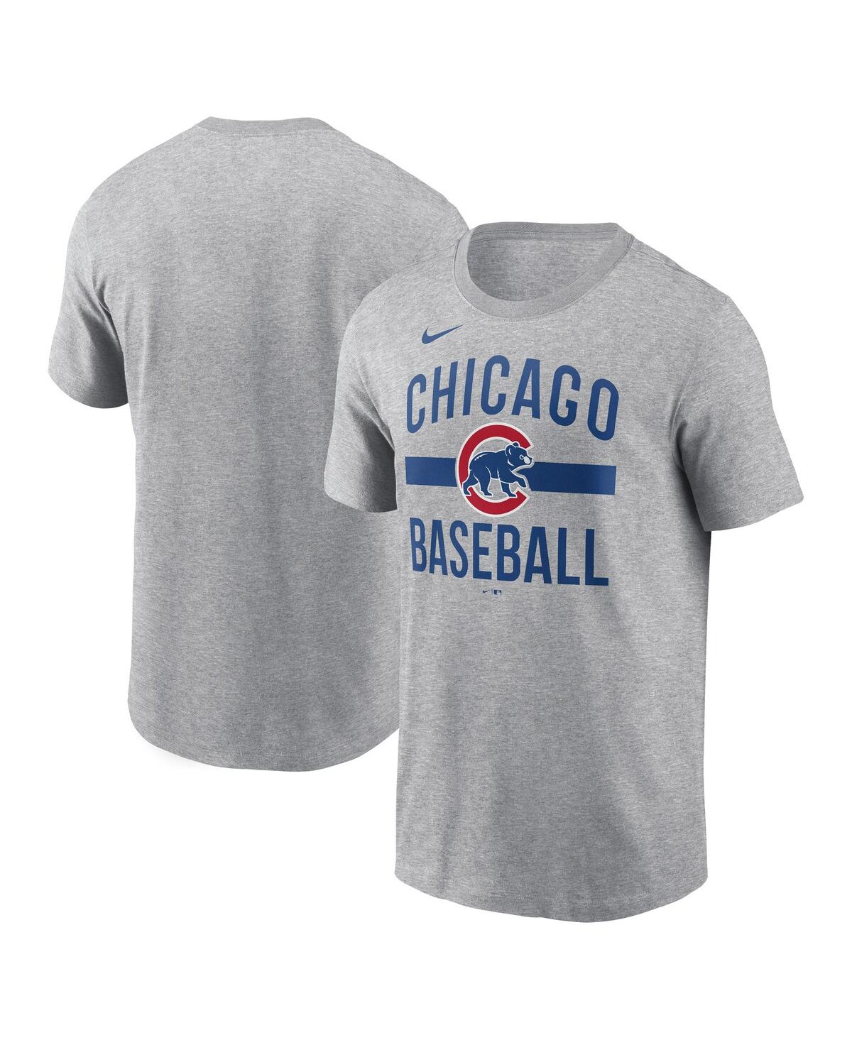 Click here for Nike Mens Heather Gray Chicago Cubs Arched T-Shirt... prices