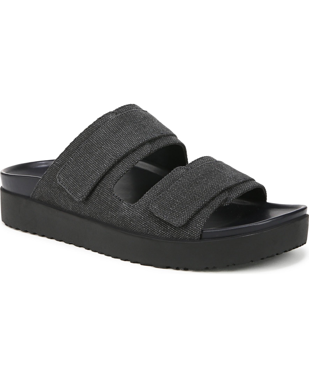 Click here for Vionic Womens Riviera Slide Sandals - Black canvas prices