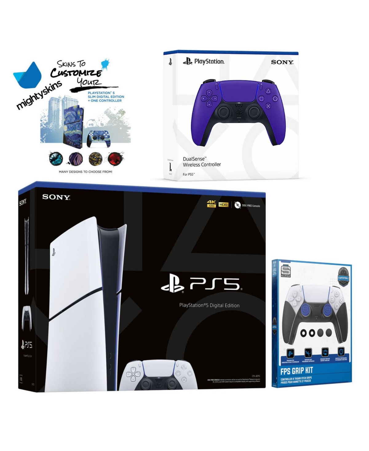 Click here for Sony PlayStation 5 Slim Digital with Extra - Galac... prices