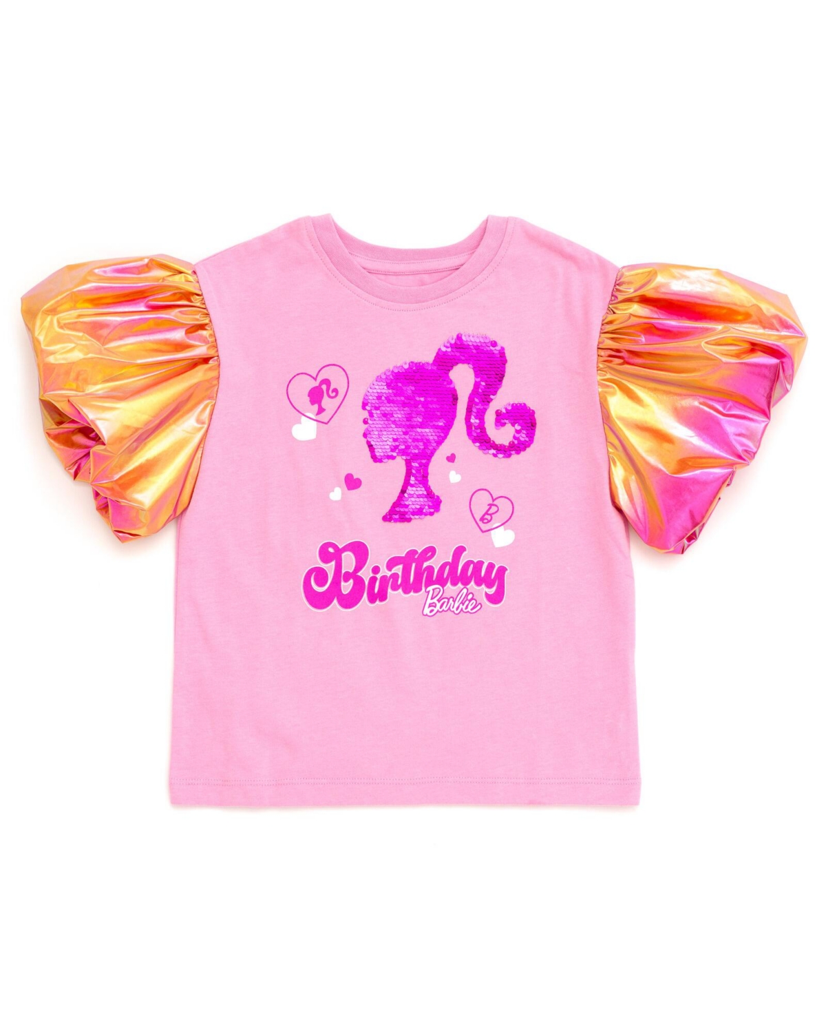 Click here for Barbie Girls Logo Pullover T-Shirt - Pink prices