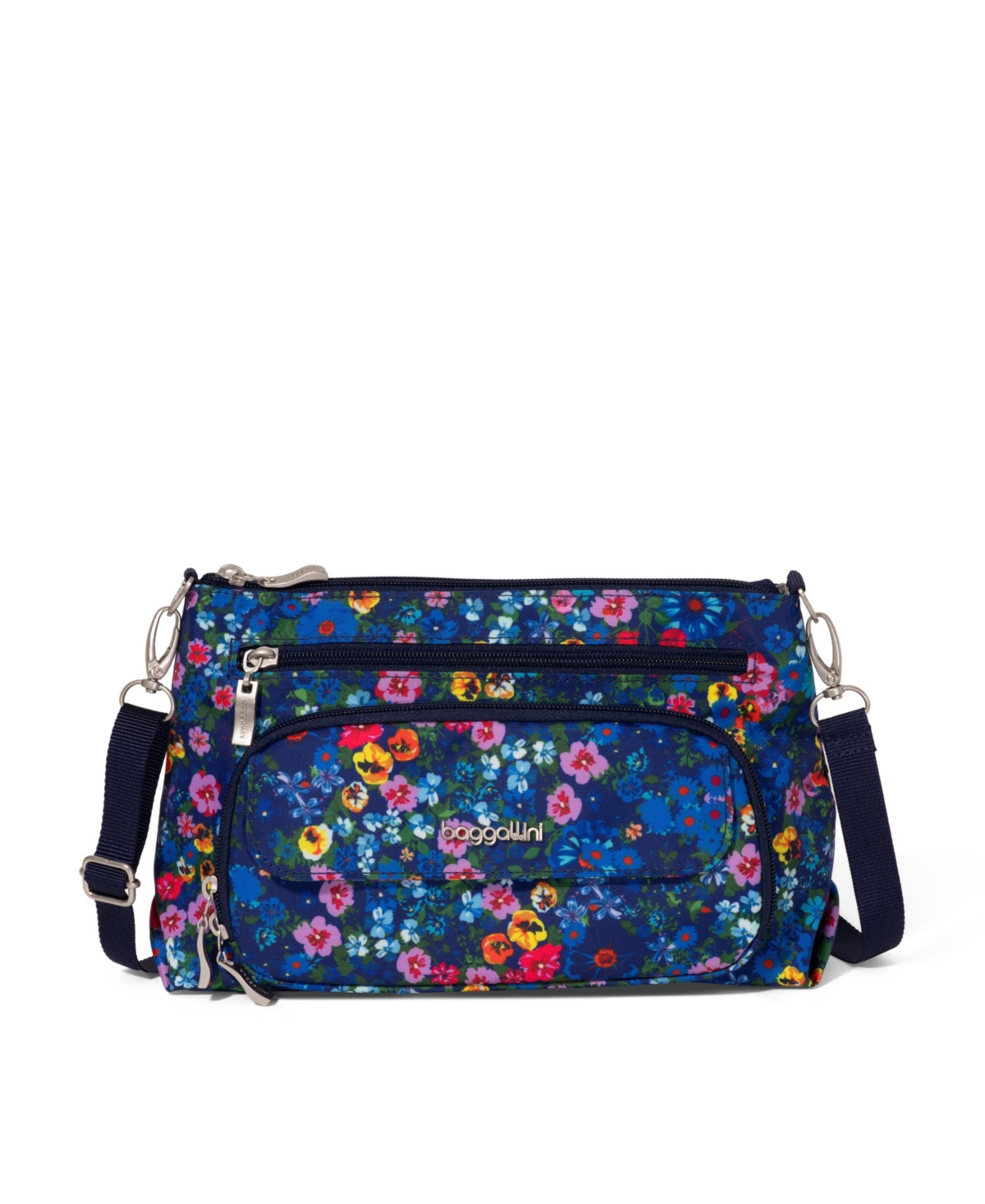 Click here for Baggallini Original Everyday Crossbody Bag - Flowe... prices