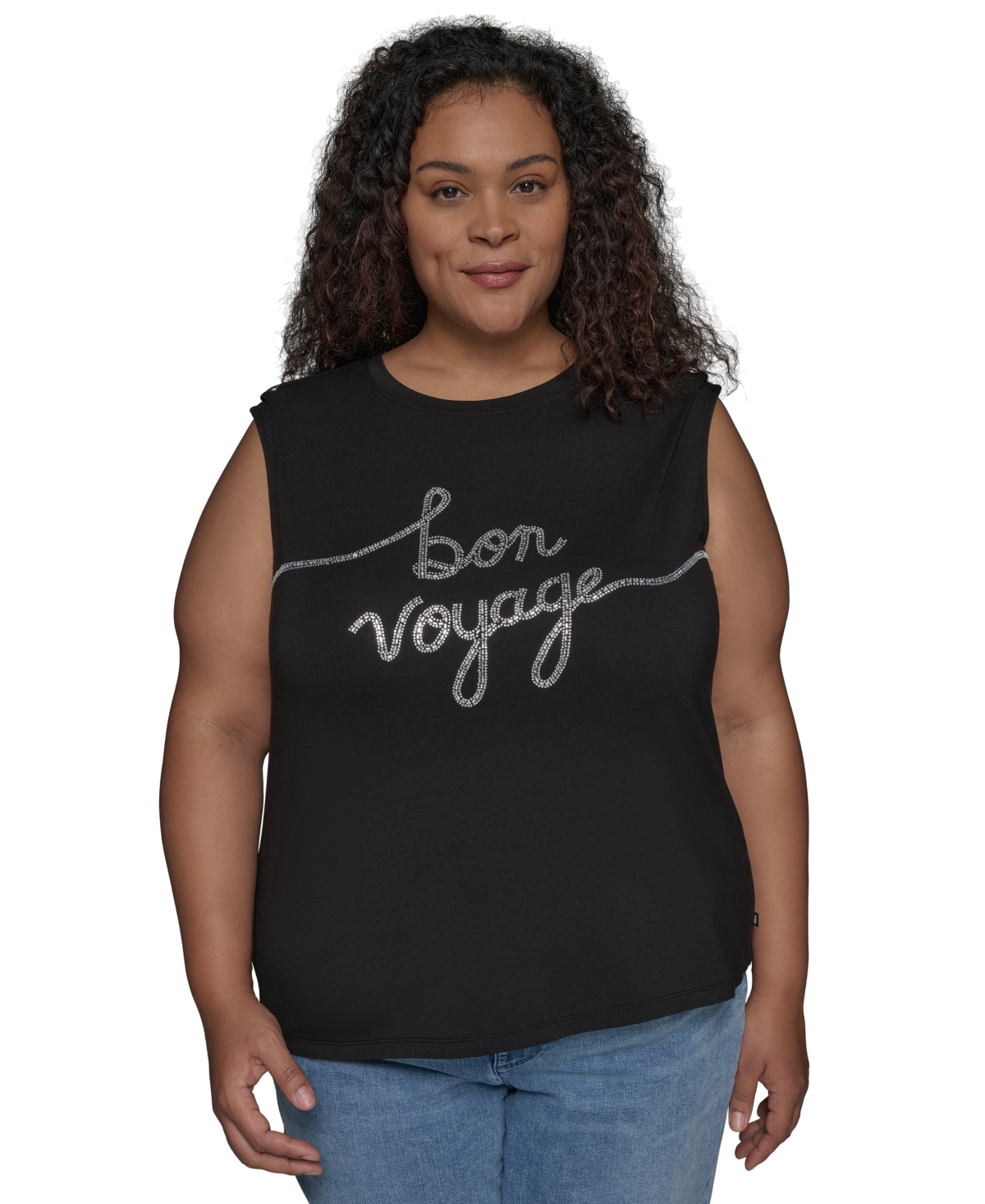 Click here for Karl Lagerfeld Paris Plus Size Bon Voyage Graphic... prices