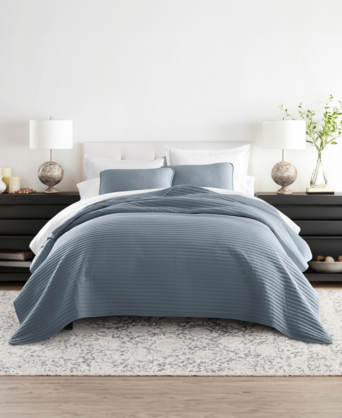 Click here for ienjoy Home Stripe Stitch 3-Pc. Quilt Set  Full/Qu... prices