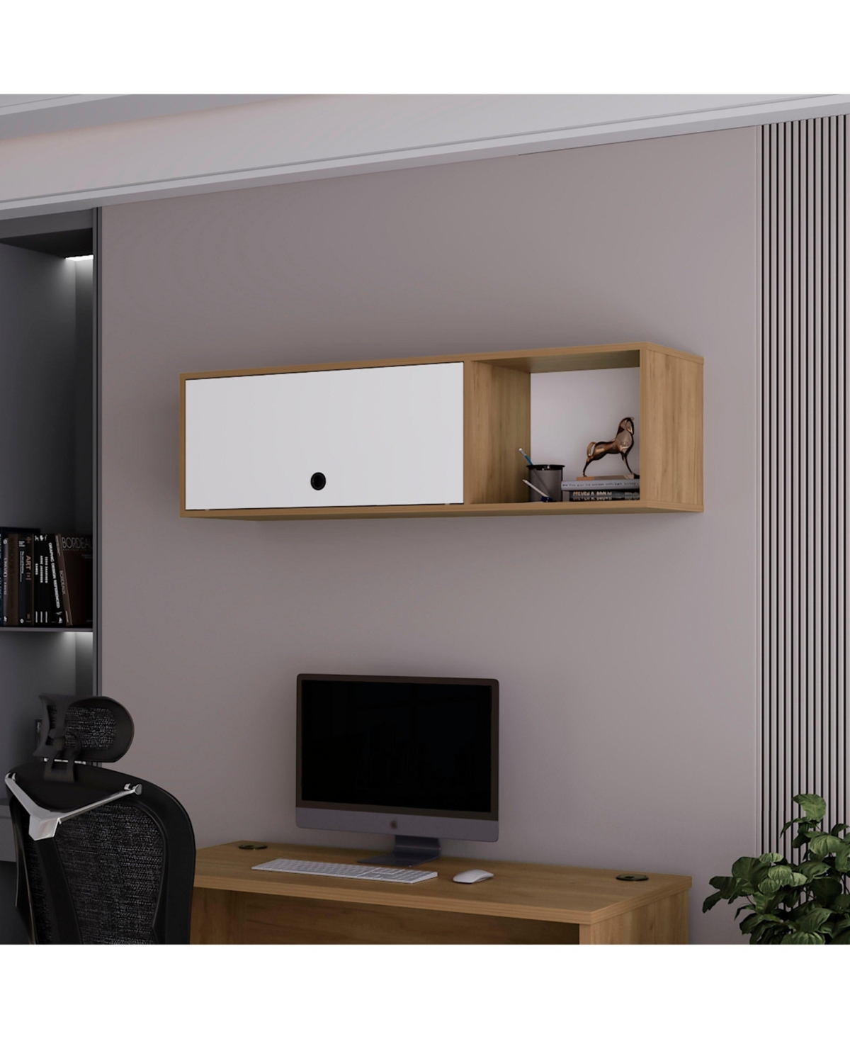 Click here for Fm Furniture Roslyn Wall-Mounted Cabinet with Lift... prices