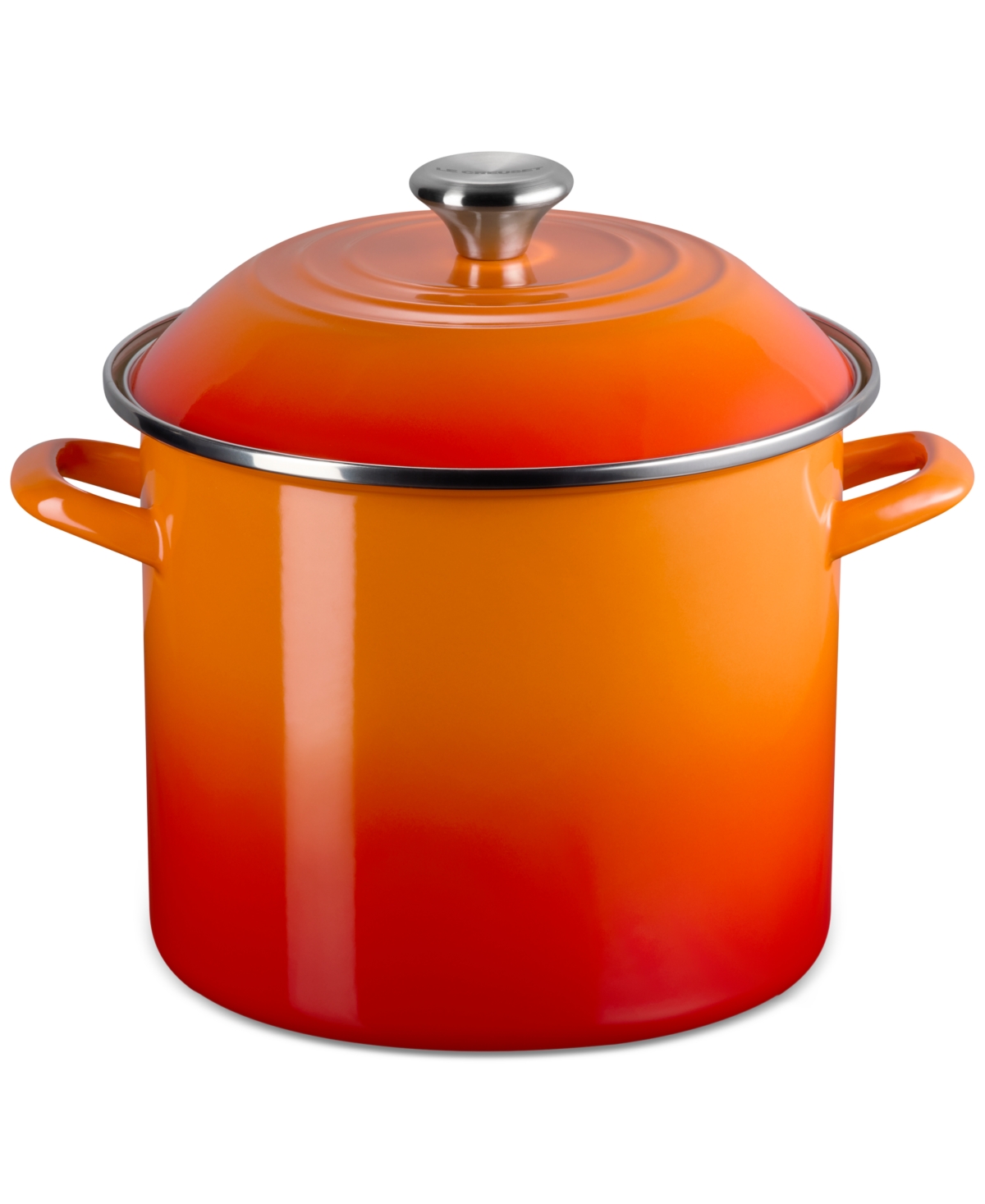Click here for Le Creuset Enamel On Steel 10-Qt. Stockpot - Flame prices