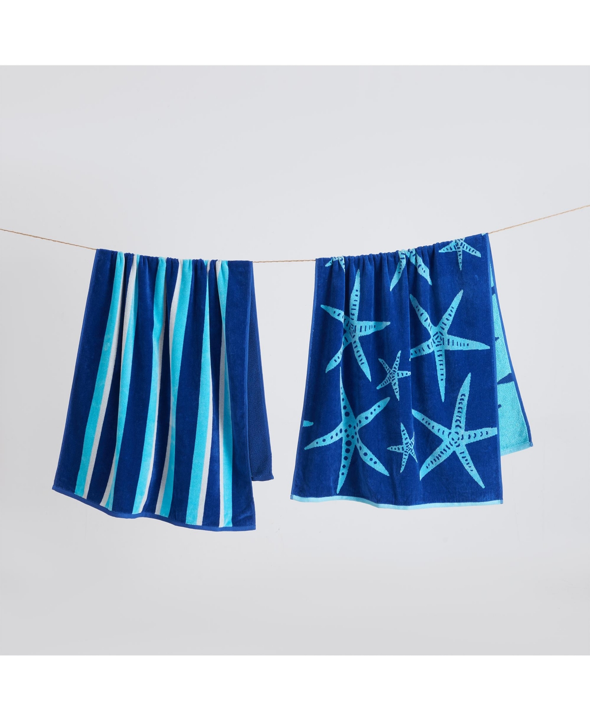 Click here for Linery & Co. 100 Cotton Jacquard 2 Pack Summer Bea... prices