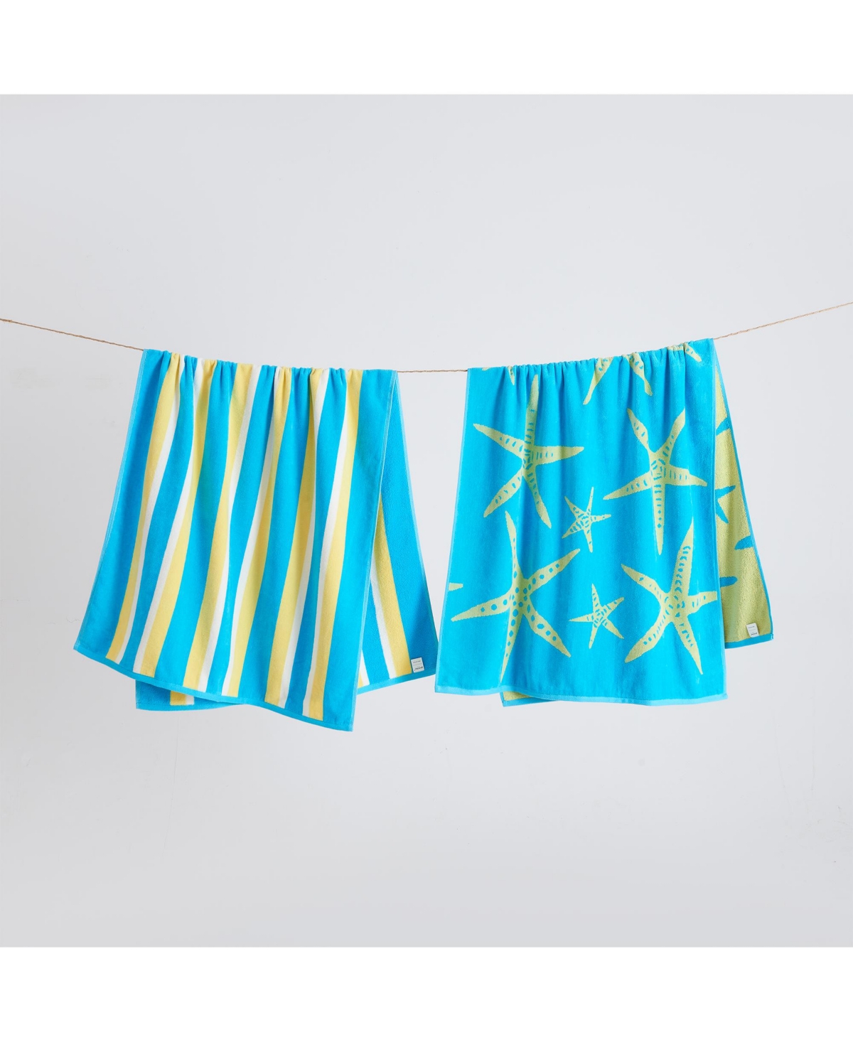 Click here for Linery & Co. 100 Cotton Jacquard 2 Pack Summer Bea... prices