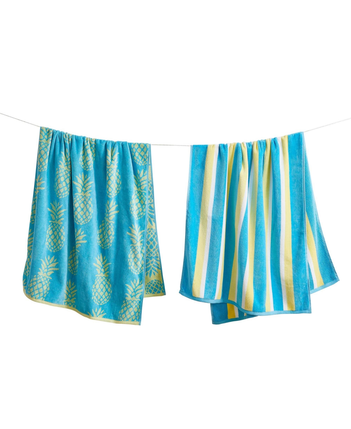 Click here for Linery & Co. 100 Cotton Jacquard 2 Pack Summer Bea... prices