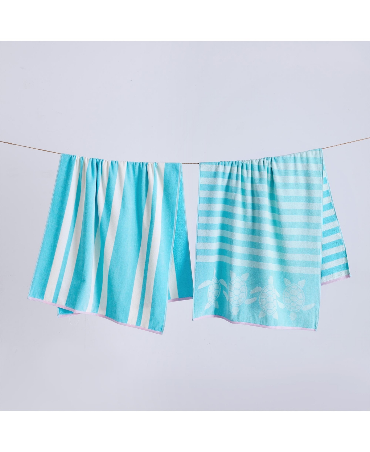 Click here for Linery & Co. 100 Cotton Jacquard 2 Pack Summer Bea... prices