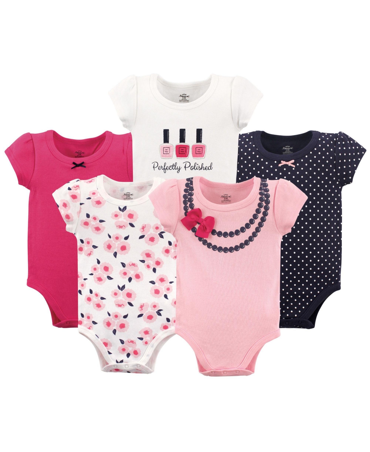 Click here for Little Treasure Baby Girls Treasure 5-Piece Bodysu... prices