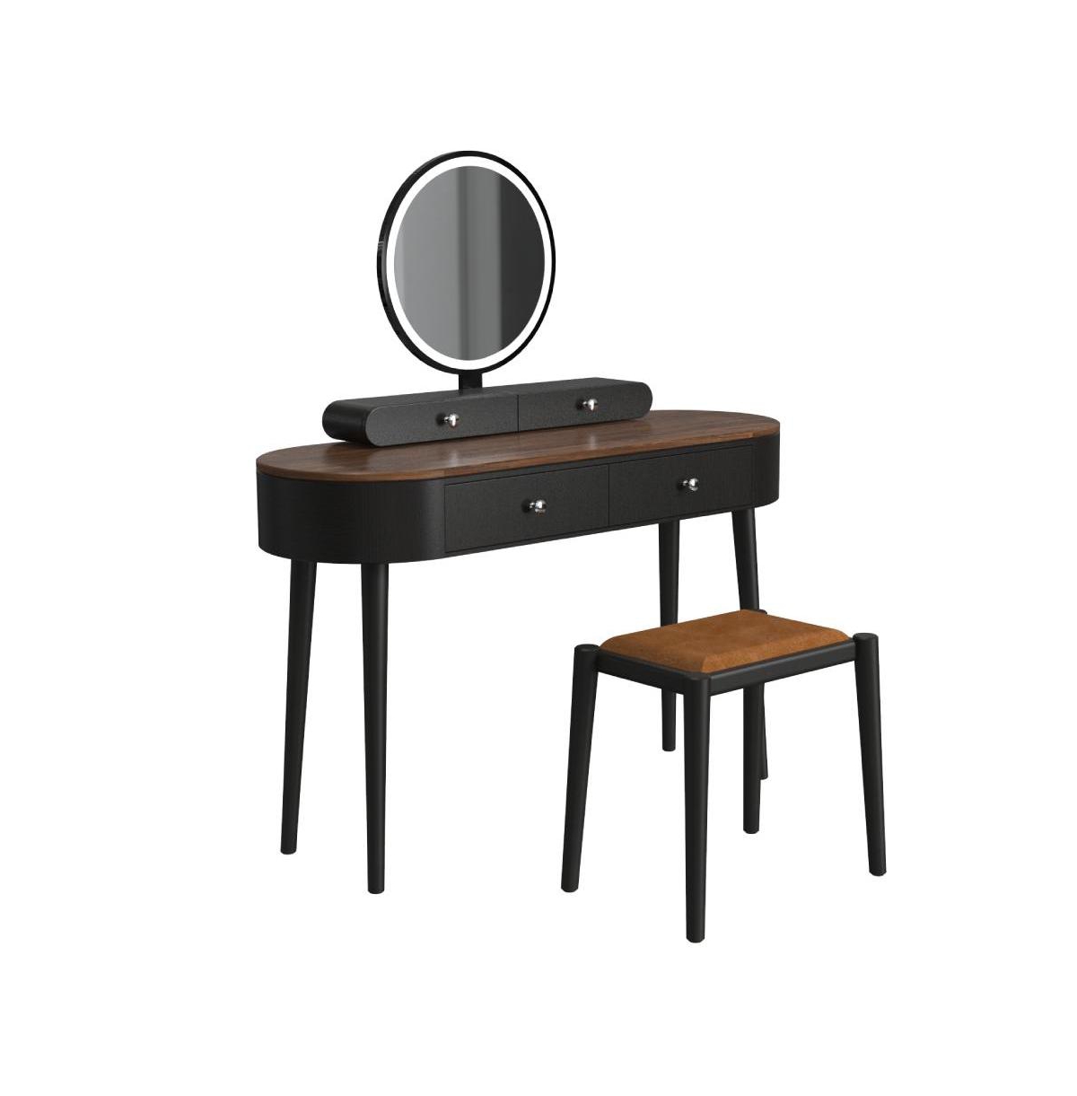 Click here for Makeup Vanity Table Set with Led Mirror and 3 Spac... prices
