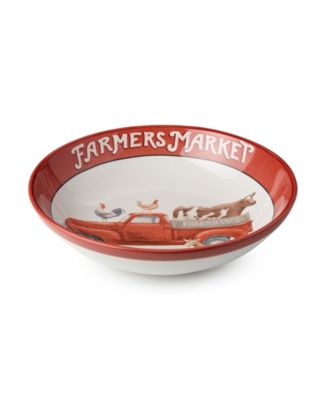 Certified International Vintage Farm Serving Bowl - Macy's