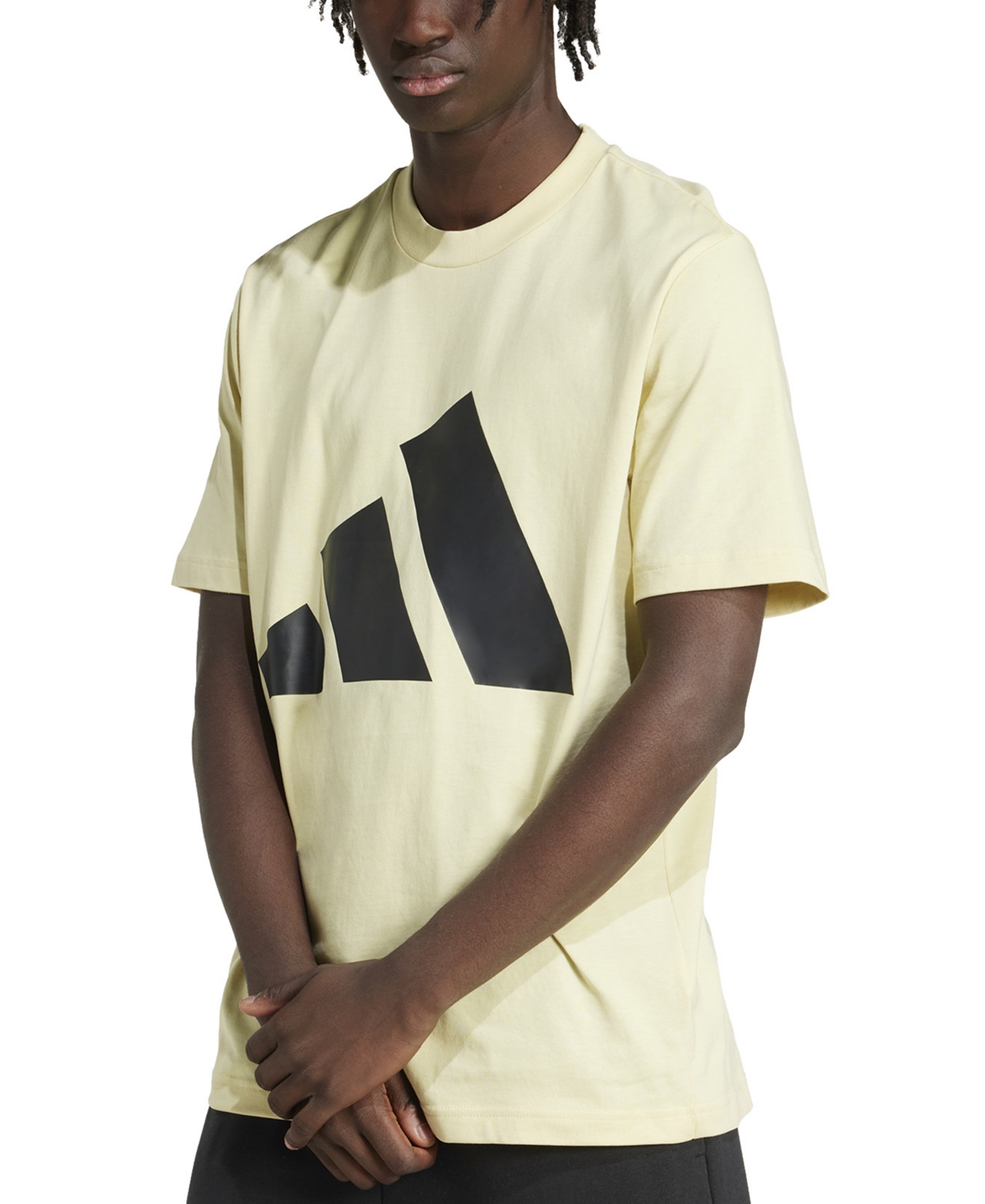 Click here for adidas Mens 3 Bar Logo Graphic Cotton T-Shirt - Po... prices