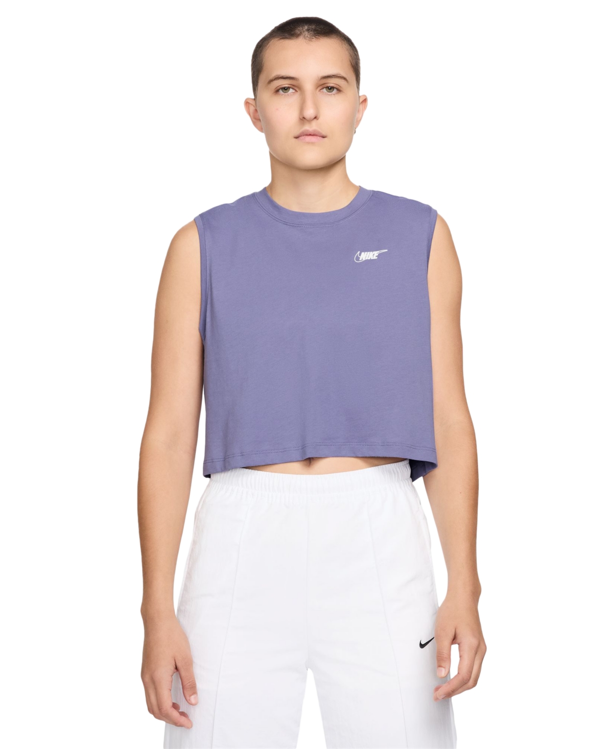 Click here for Nike Sportswear Womens Club Cotton Sleeveless Crop... prices