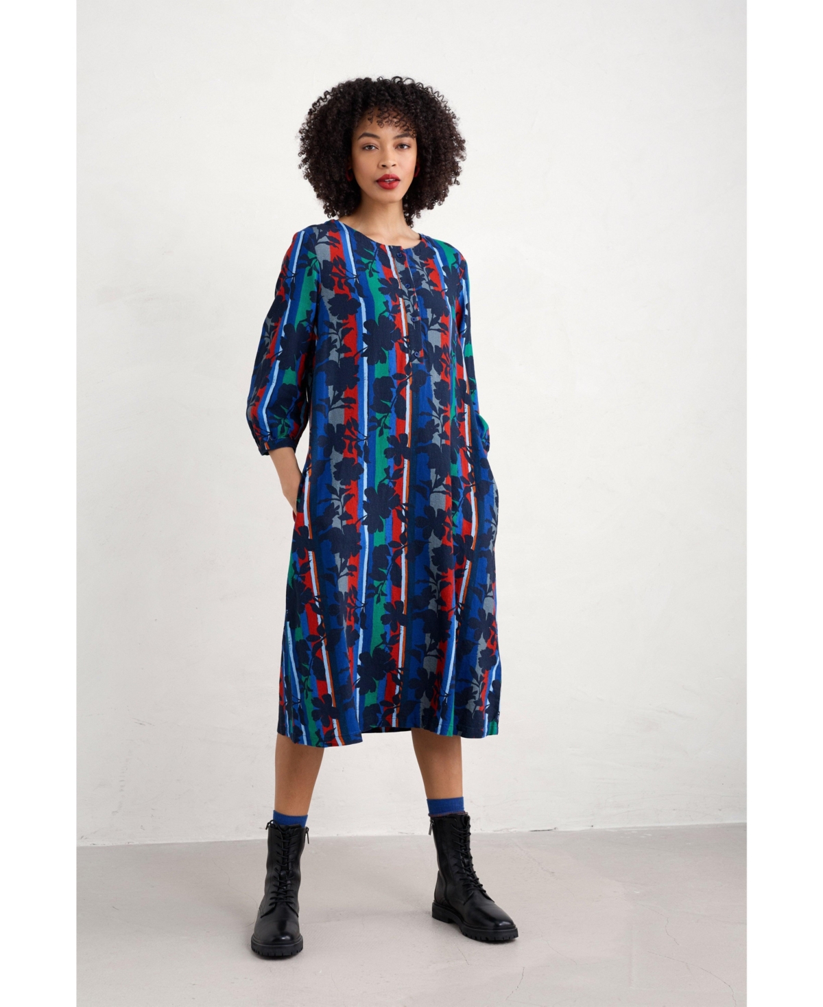Click here for Seasalt Cornwall Womens Sea Call Dress - Camellia... prices