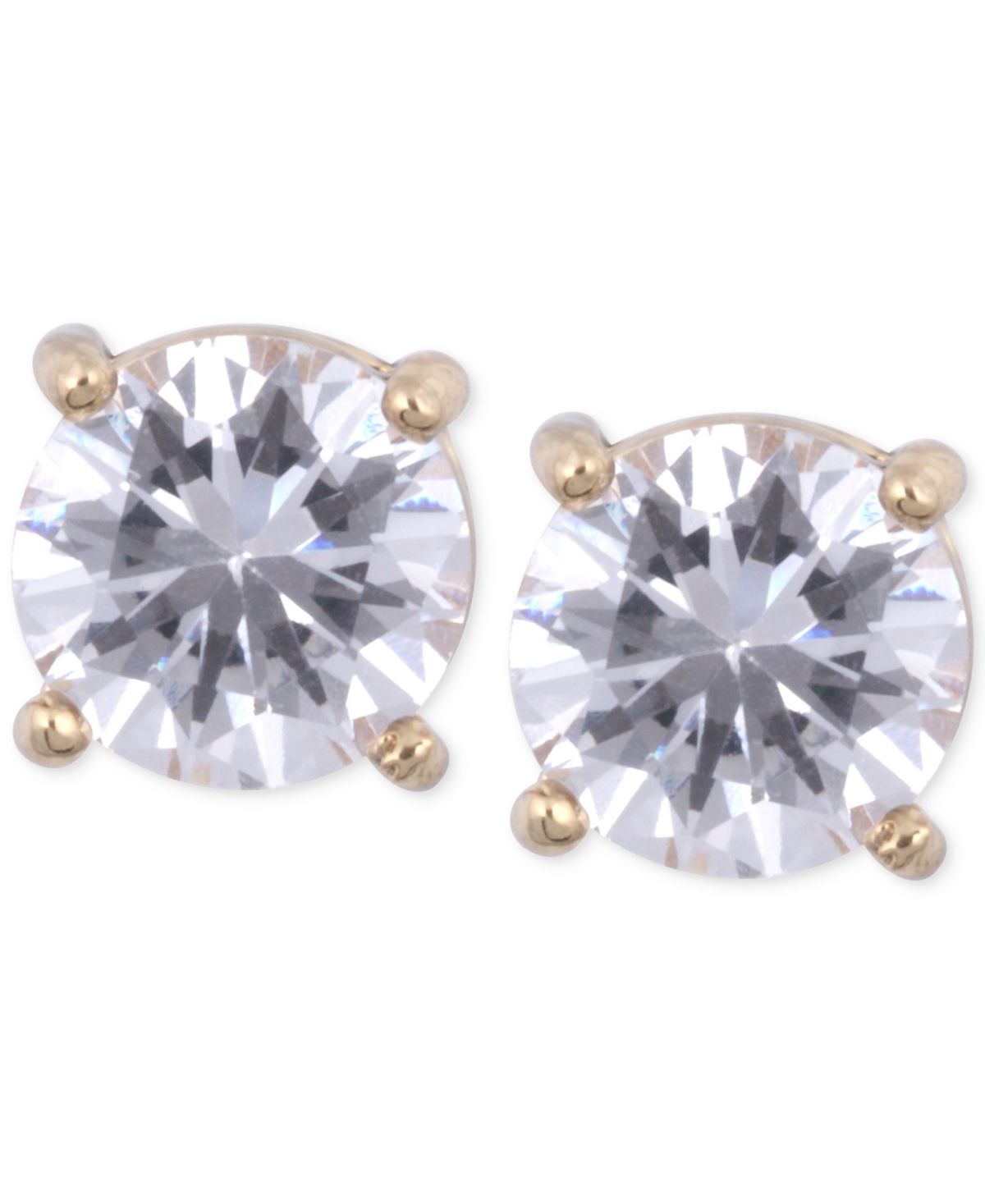 Click here for Anne Klein 8MM Crystal Stud Earrings - Gold prices