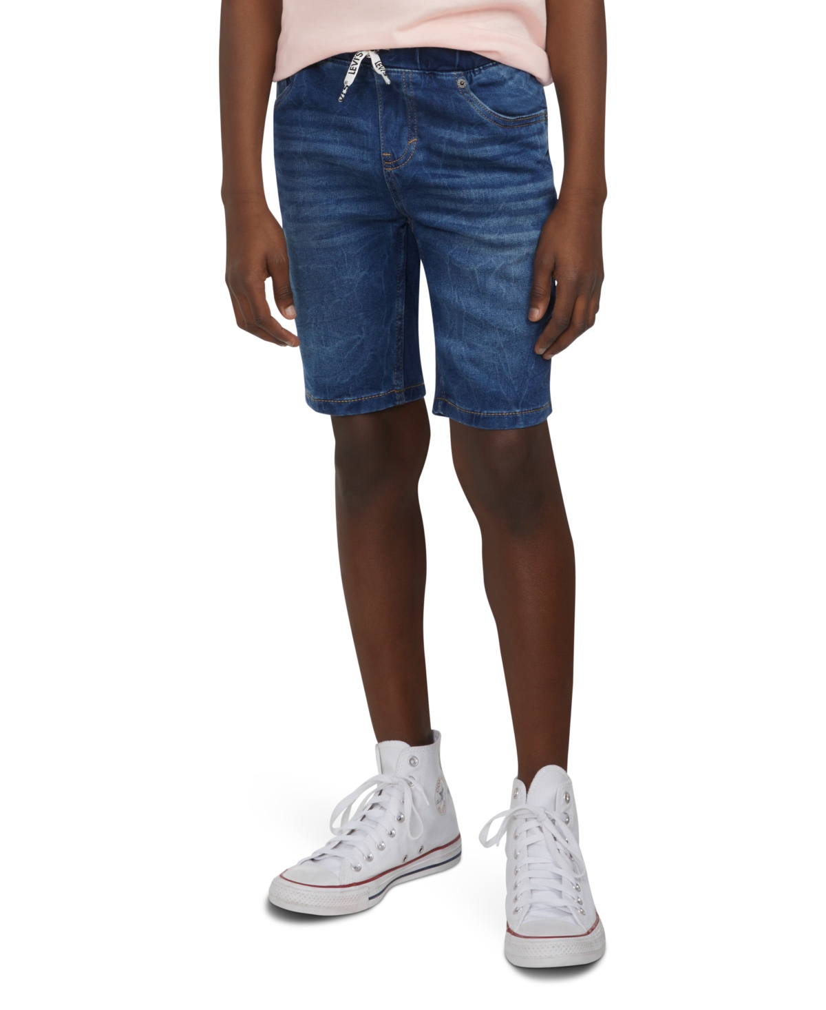 Click here for Levis Big Boys Skinny Fit Dobby Shorts - Prime Tim... prices